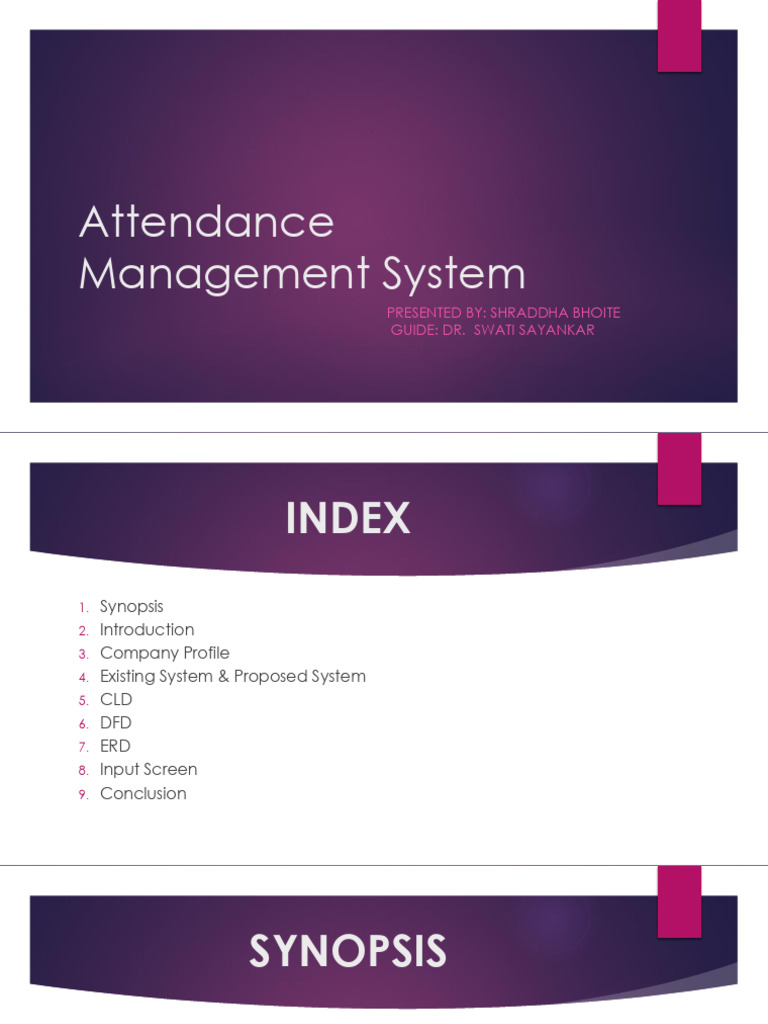 Attendance Management System | PDF