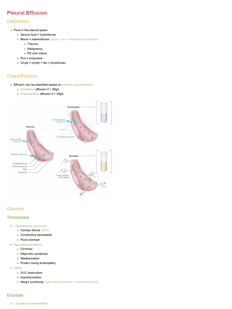 Pleural Effusion | PDF