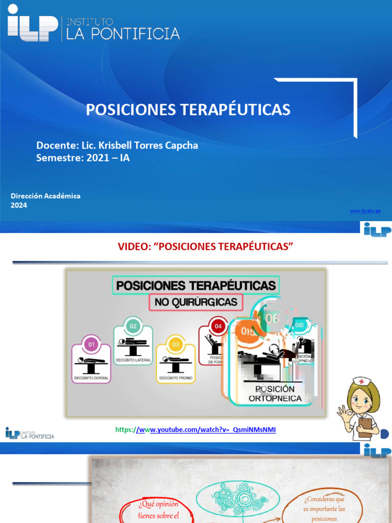 Posiciones Terapeuticas | PDF