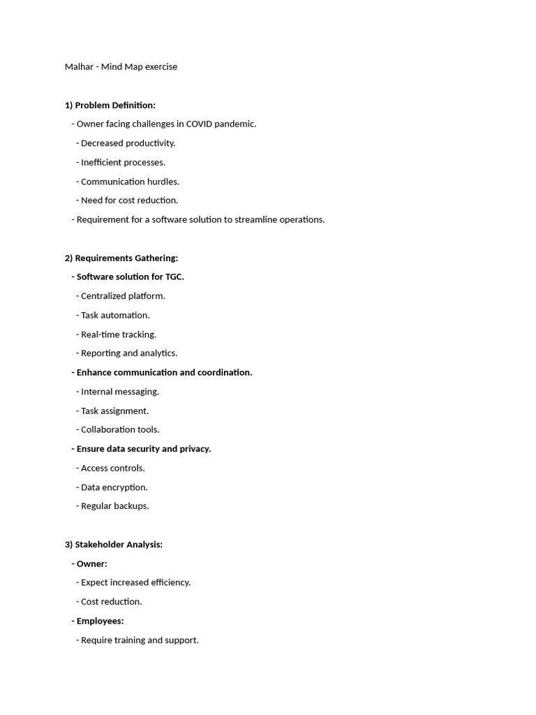 Mind Map Format | PDF