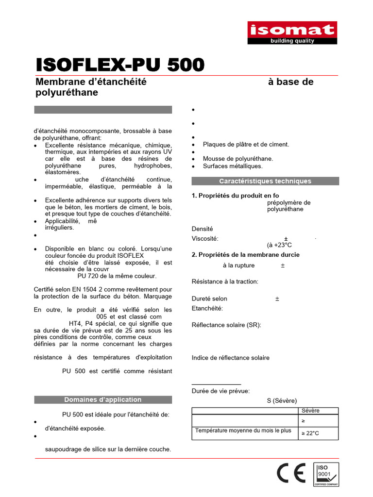 FR ISOFLEX PU 500 4 | PDF