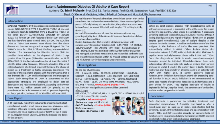 LADA - A Case Report | PDF
