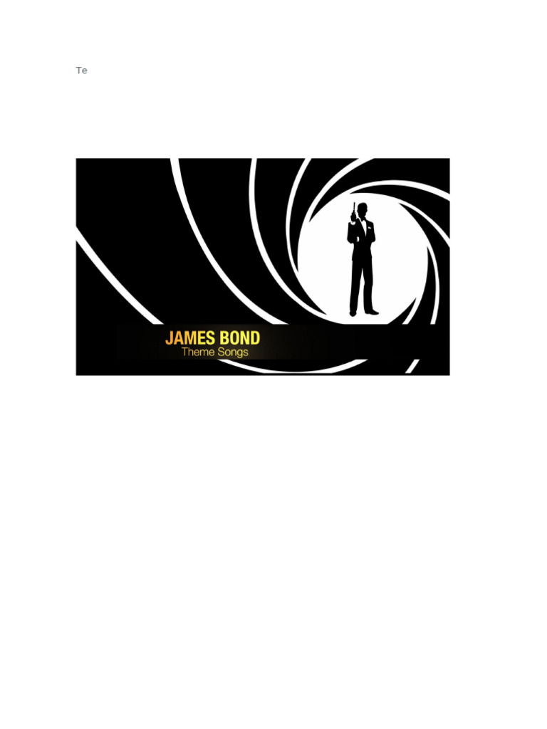 Temas James Bond | PDF