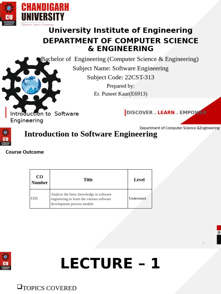 Software Engg Unit 1-3 | PDF