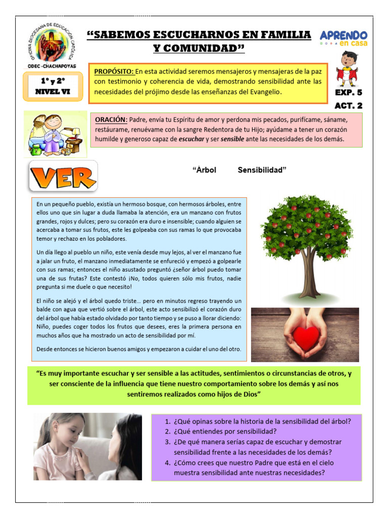 ACT. 2 - 1 y 2 GRADO | PDF
