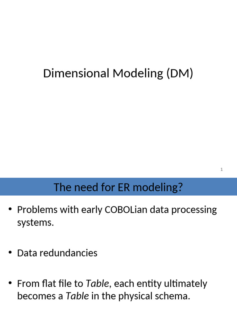 9 Dimension Modeling | PDF