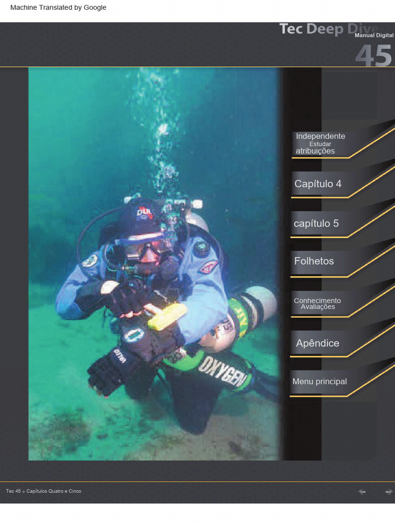Tec Deep Diver Manual - TEC 45 PORT | PDF