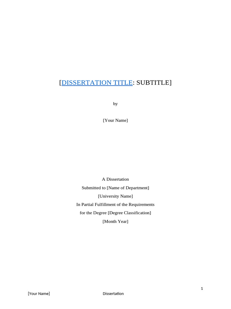 Dissertation-Template | PDF