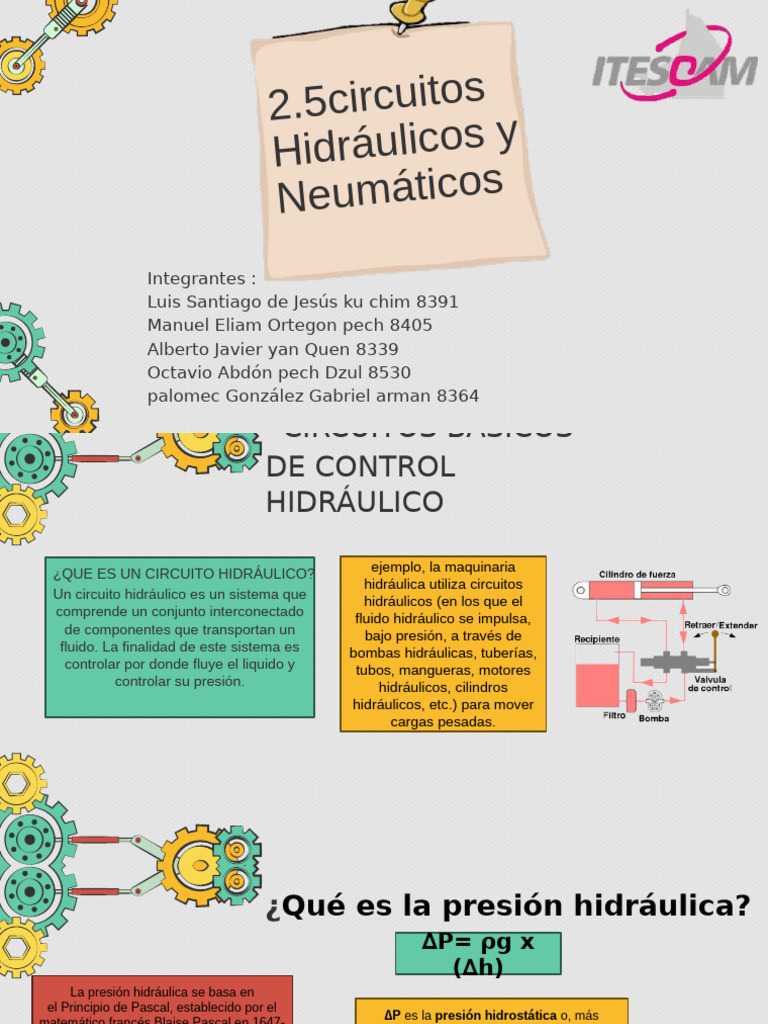 Circuitos Hidráulicos y Neumáticos | PDF