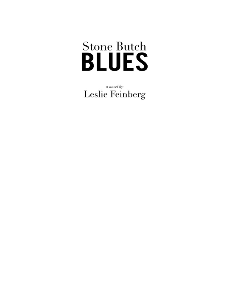 STone Butch Blues PDF | PDF
