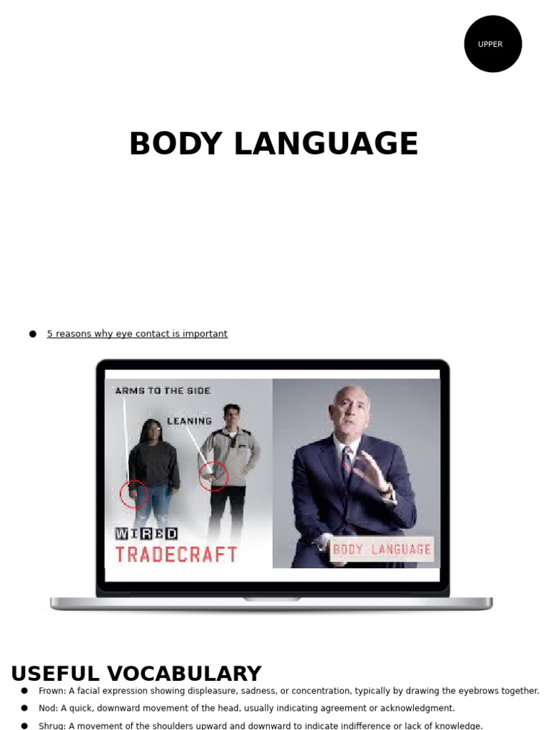 Body Language (Upper) | PDF | Body Language | Communication