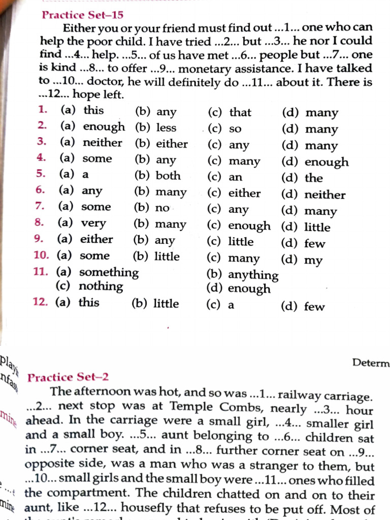 Exercise Determiners | PDF