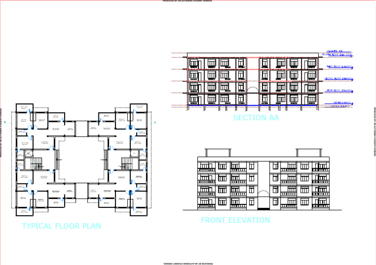 Staff Dormitory Floor Plan Overview | PDF | Buildings And Structures ...