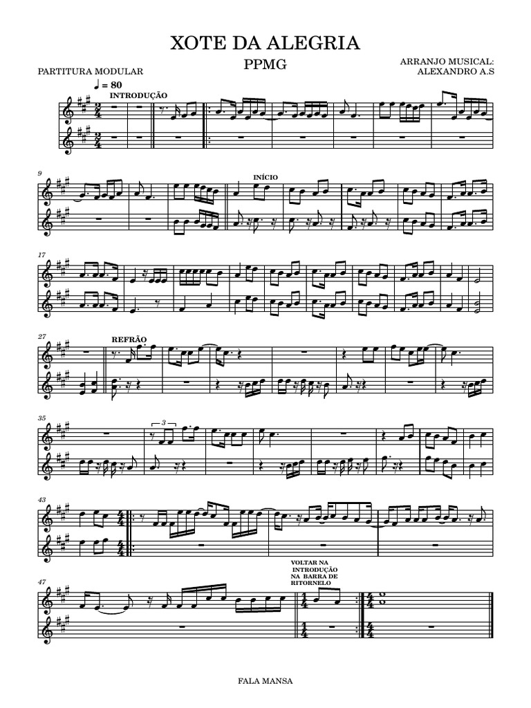 Xote Da Alegria | PDF