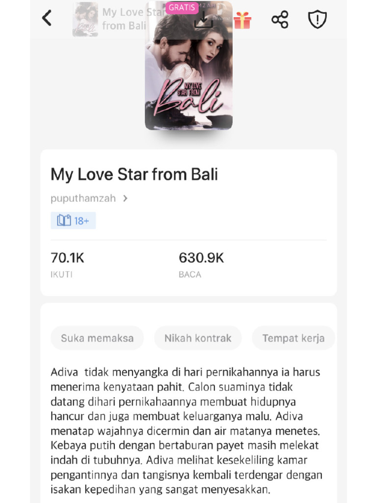 Puput Hamzah - My Love Star Form Bali 1 (SFILE | PDF