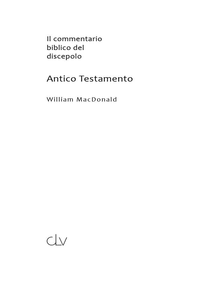 Italian-Il Commentario Biblico Del Discepolo Antico Testamento 2013 ...