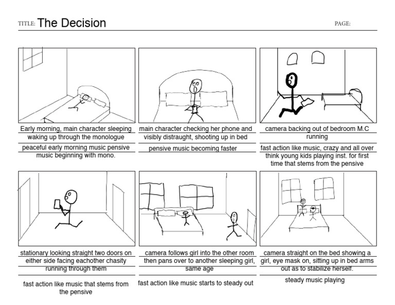 Basic Storyboard Template | PDF