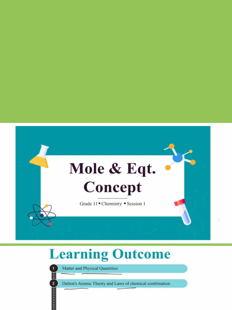 Mole & Eqt. Concept-1 | PDF