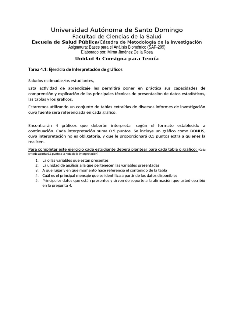 U4 TEO Tarea 4.1 V23-2 - Gráficos | PDF