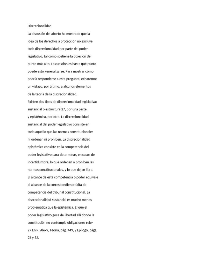 Discrecionalidad | PDF
