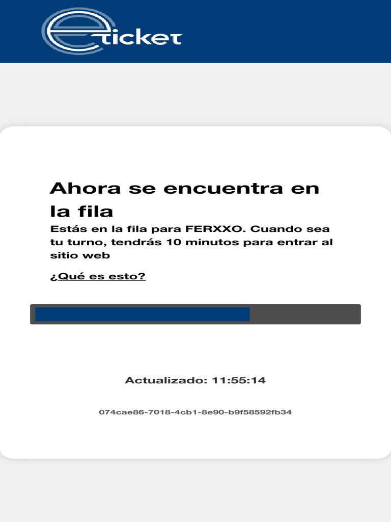 Fila Virtual Eticket | PDF