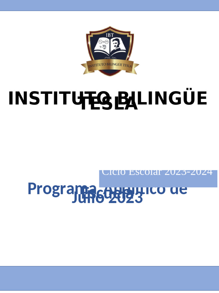 Copia de IBT-TICD JULIO 2023 Programa Analítico Escuela | PDF
