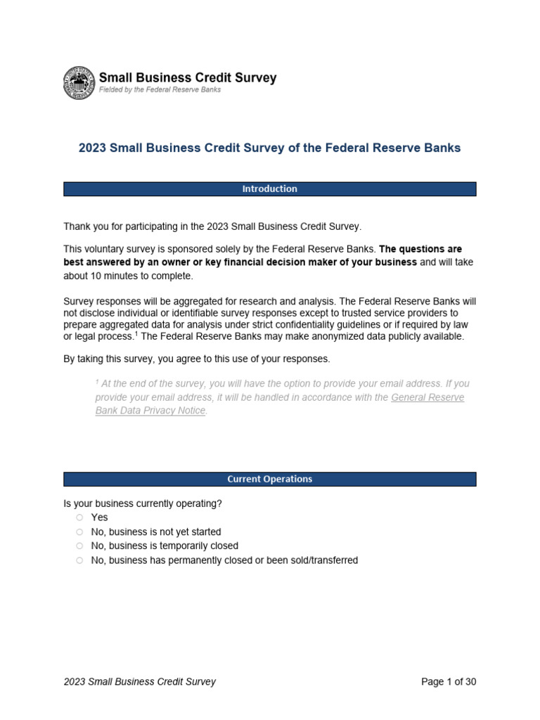 2023 SBCS Questionnaire | PDF