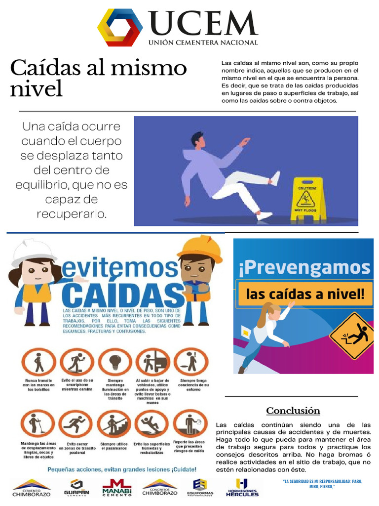 Tema 1 Caídas Al Mismo Nivel | PDF