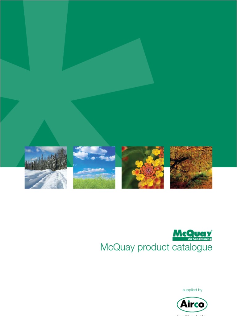 McQuay Brochure | PDF | Air Conditioning | Hvac