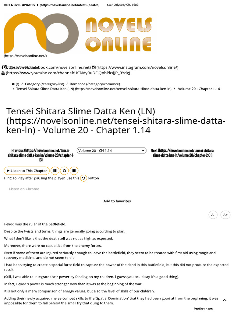 Tensei Shitara Slime Datta Ken (LN) - Volume 20 - Chapter 1.14 | PDF