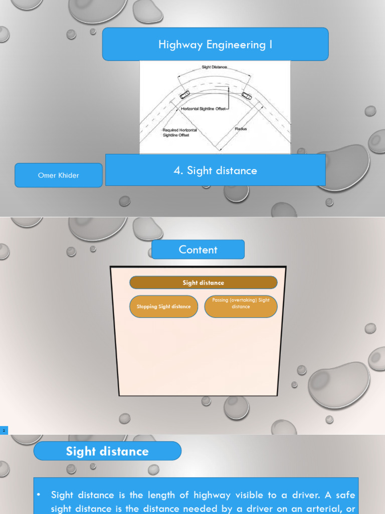 Sight Distance | PDF