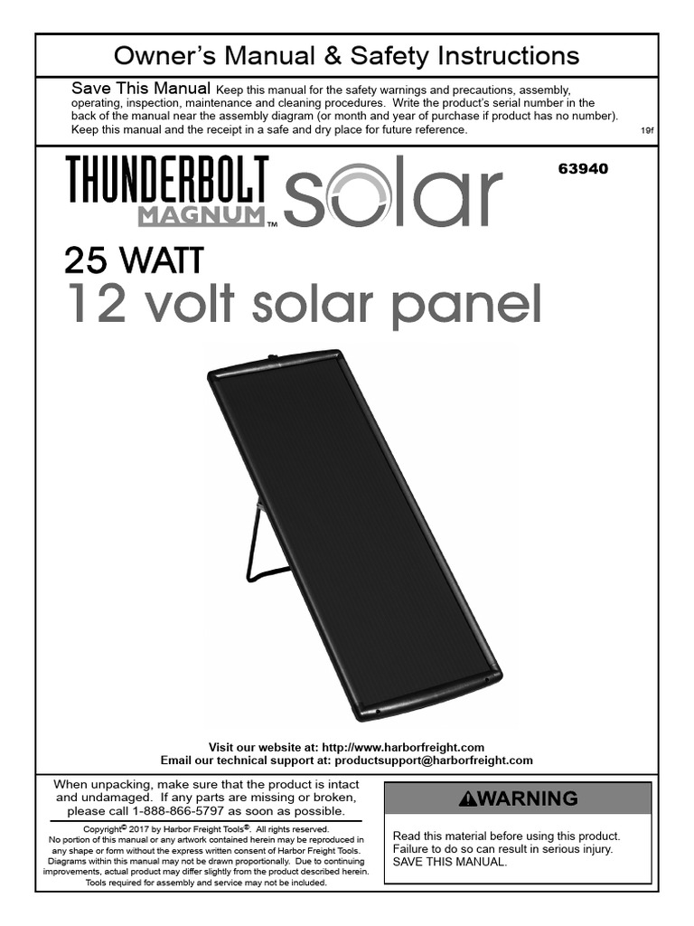 HF Solar Panel Guide | PDF