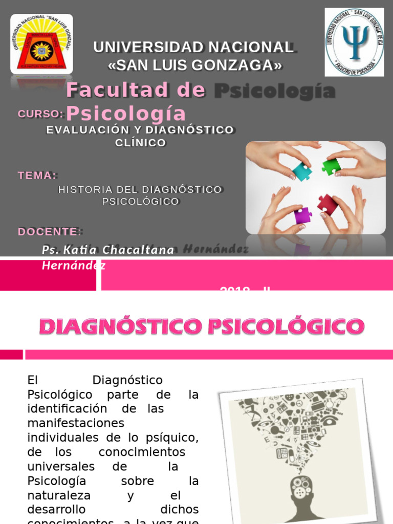 Clase 1 Historia Del Diagnostico Psicologico | PDF