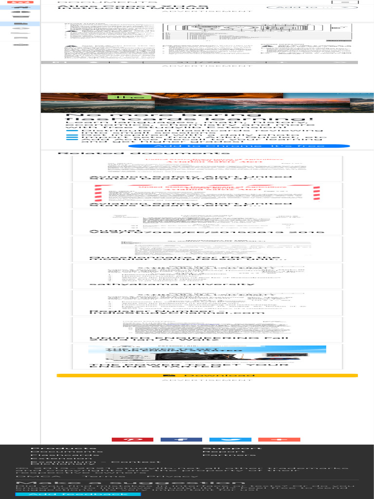 Atlas Copco XHAS Instruction Manual | PDF