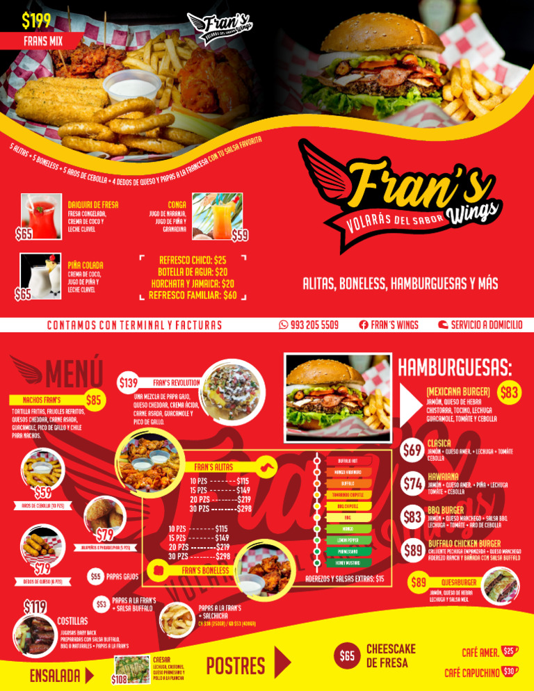 Menu Frans-1 | PDF