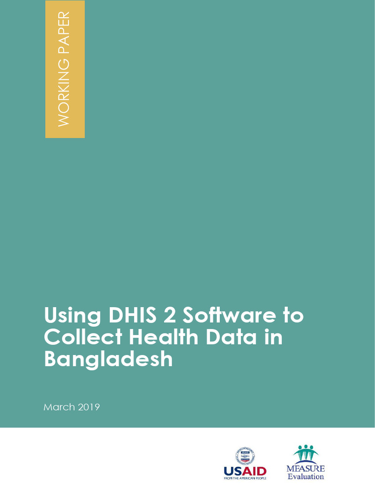 Using DHIS 2 Software To Collect Health Data in Bangladesh - wp-19-226 - Final | PDF | Family ...