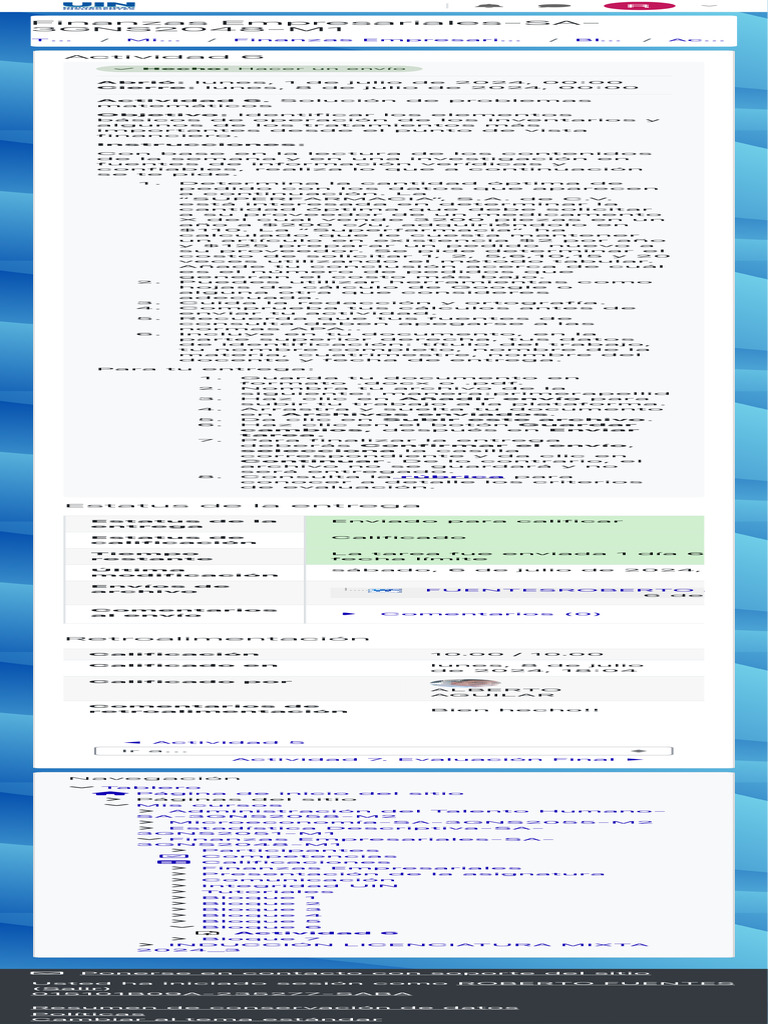 015101B09A-235277-SABA Actividad 6 Moodle UIN | PDF