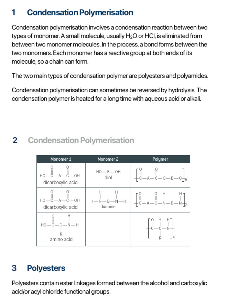 Polymerisation | PDF