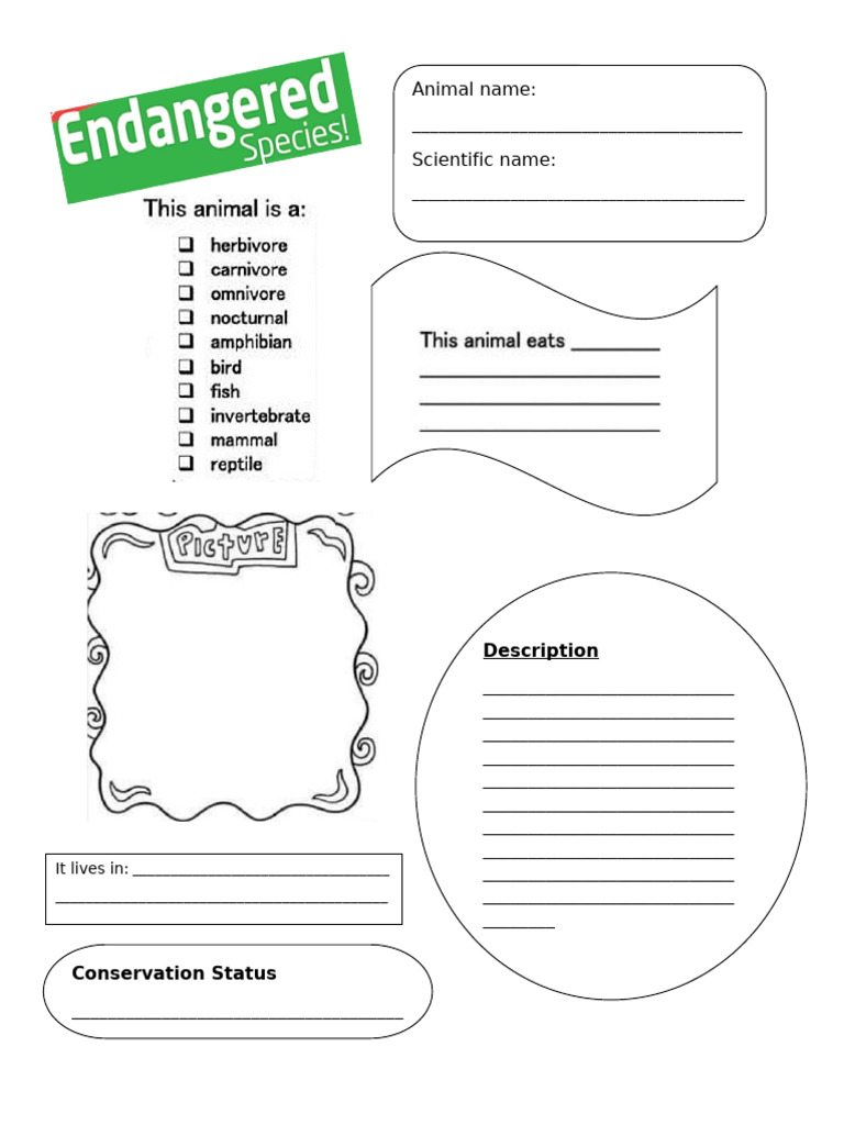 Endangered Species Fact File | PDF