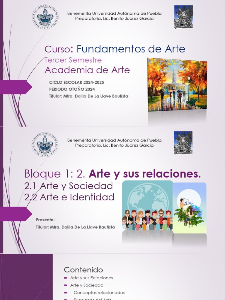 Fund. Del Arte Clase 3. Arte y Soc e Ident | PDF | Sociedad | México
