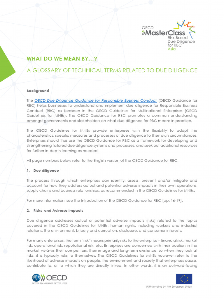 Glossary of Technical Terms | PDF