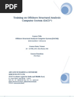 SACS Basic Training | PDF | Structural Load | Software