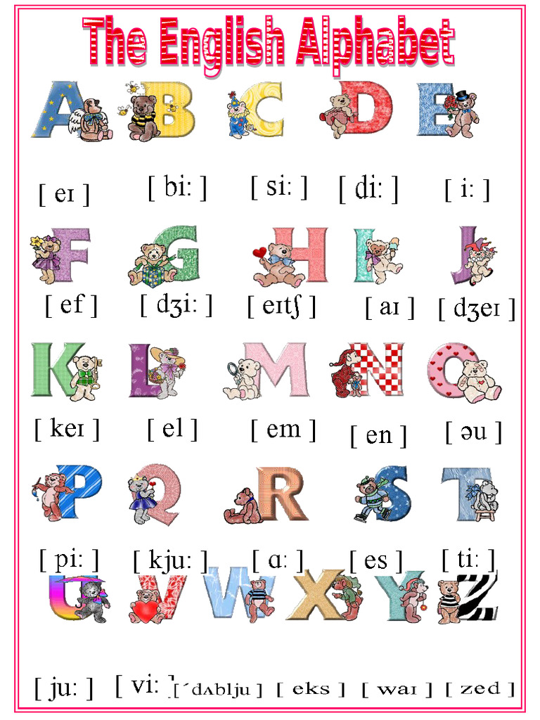 Alphabet Picture Dictionaries Pronunciation Exercises Phoni 24315 | PDF