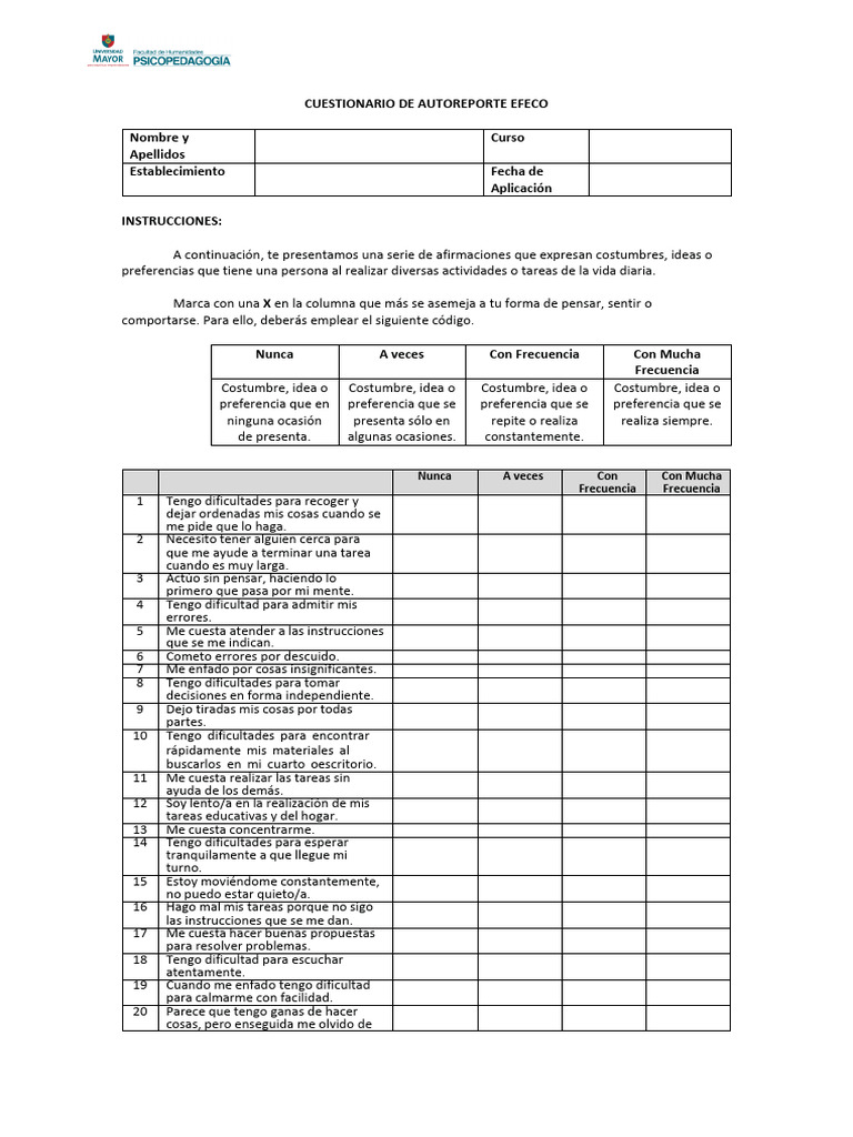 Protocolo Efeco | PDF