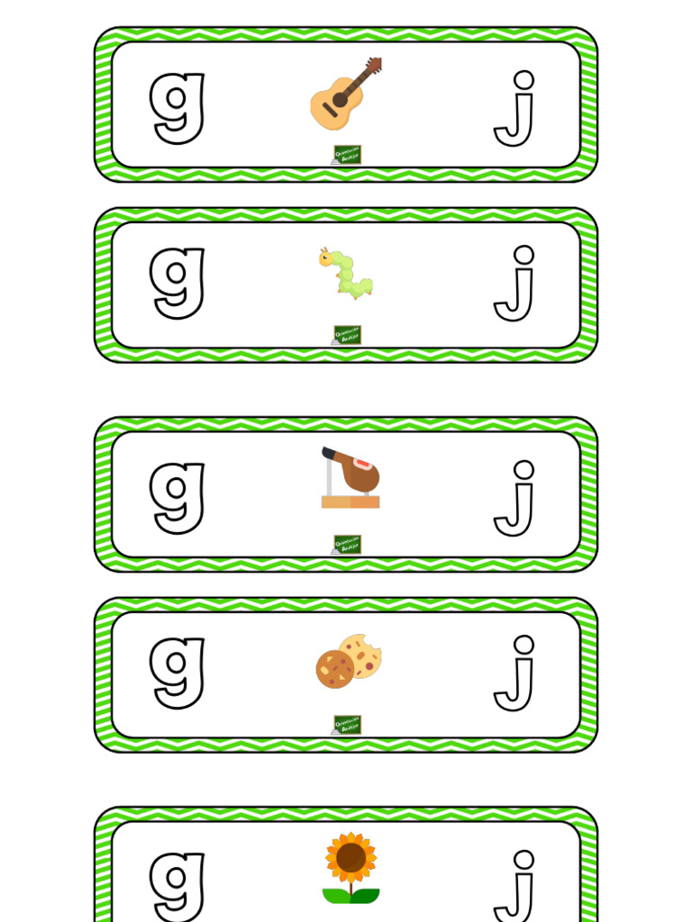 LLaverito de Tarjetas Ortografía G J | PDF