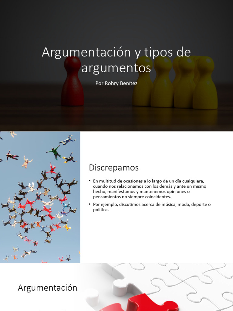 Argumentación y tipos de argumentos | PDF