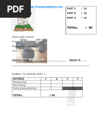 Grade 10 Term 3 Test 1.. | PDF | Mathematics