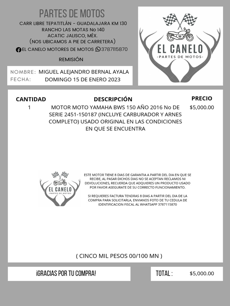 Yamaha BWS 150 2016 | PDF