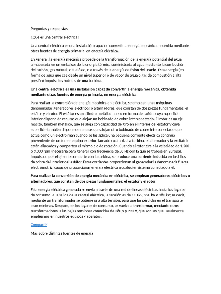 Preguntas y Respuestas | PDF