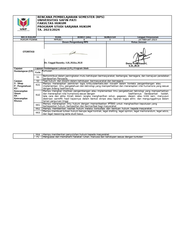 28 - Unggul Basoeky - Tugas Menyusun RPS Dan RPP | PDF